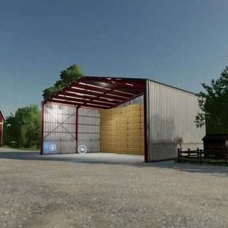 Straw Storage v1.1 FS22 Mod | Farming Simulator 22 Mod