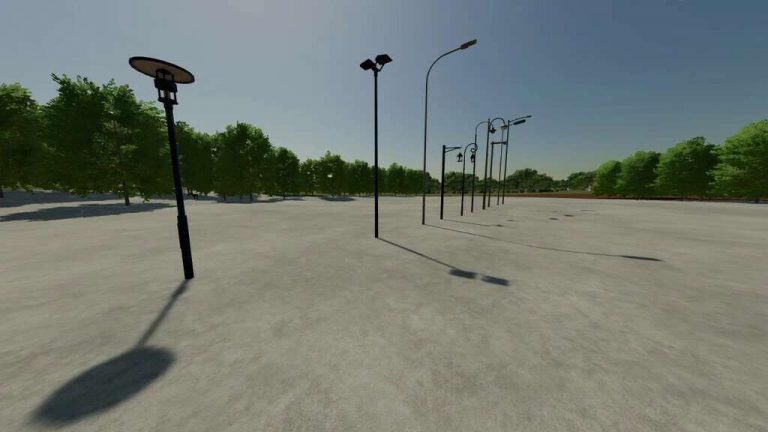 Street Lamps v1.0.0.1 FS22 Mod | Farming Simulator 22 Mod