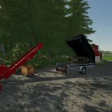 Trailer With Canopy v1.0 FS22 Mod | Farming Simulator 22 Mod