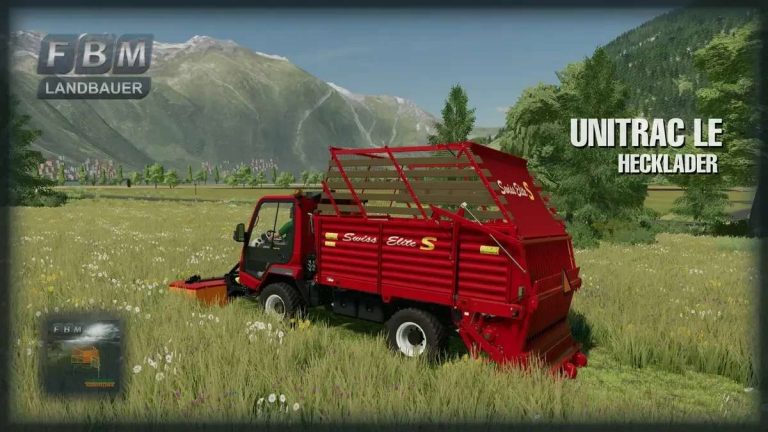 Unitrac Rear Loader LE v1.0 FS22 Mod | Farming Simulator 22 Mod