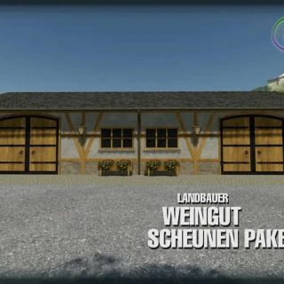 Winery Barn Pack v1.0 FS22 Mod | Farming Simulator 22 Mod