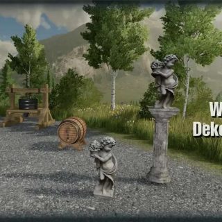 Winery Decorations Package v1.0 FS22 Mod | Farming Simulator 22 Mod