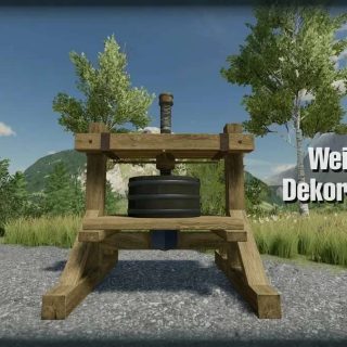 Winery Decorations Package v1.0 FS22 Mod | Farming Simulator 22 Mod