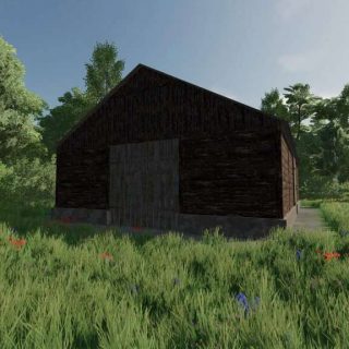 Wooden Barn v1.0 FS22 Mod | Farming Simulator 22 Mod