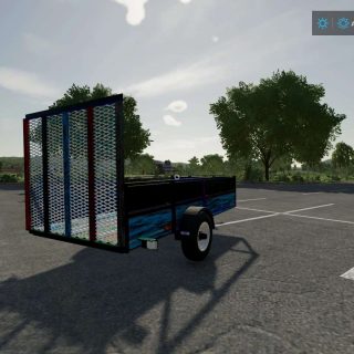 1999 Neal Manufacturing Utility Trailer converted v1.0 FS22 Mod ...