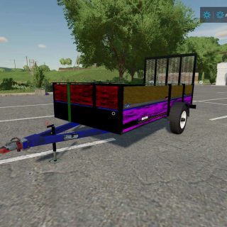 1999 Neal Manufacturing Utility Trailer converted v1.0 FS22 Mod ...