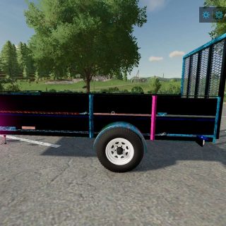 1999 Neal Manufacturing Utility Trailer converted v1.0 FS22 Mod ...