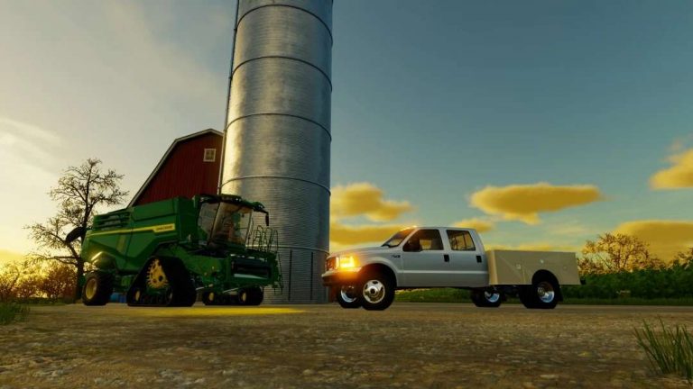 2000 Ford F-350 v1.0 FS22 Mod | Farming Simulator 22 Mod