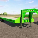 40FT Gooseneck multibrand trailer v1.0 FS22 Mod | Farming Simulator 22 Mod