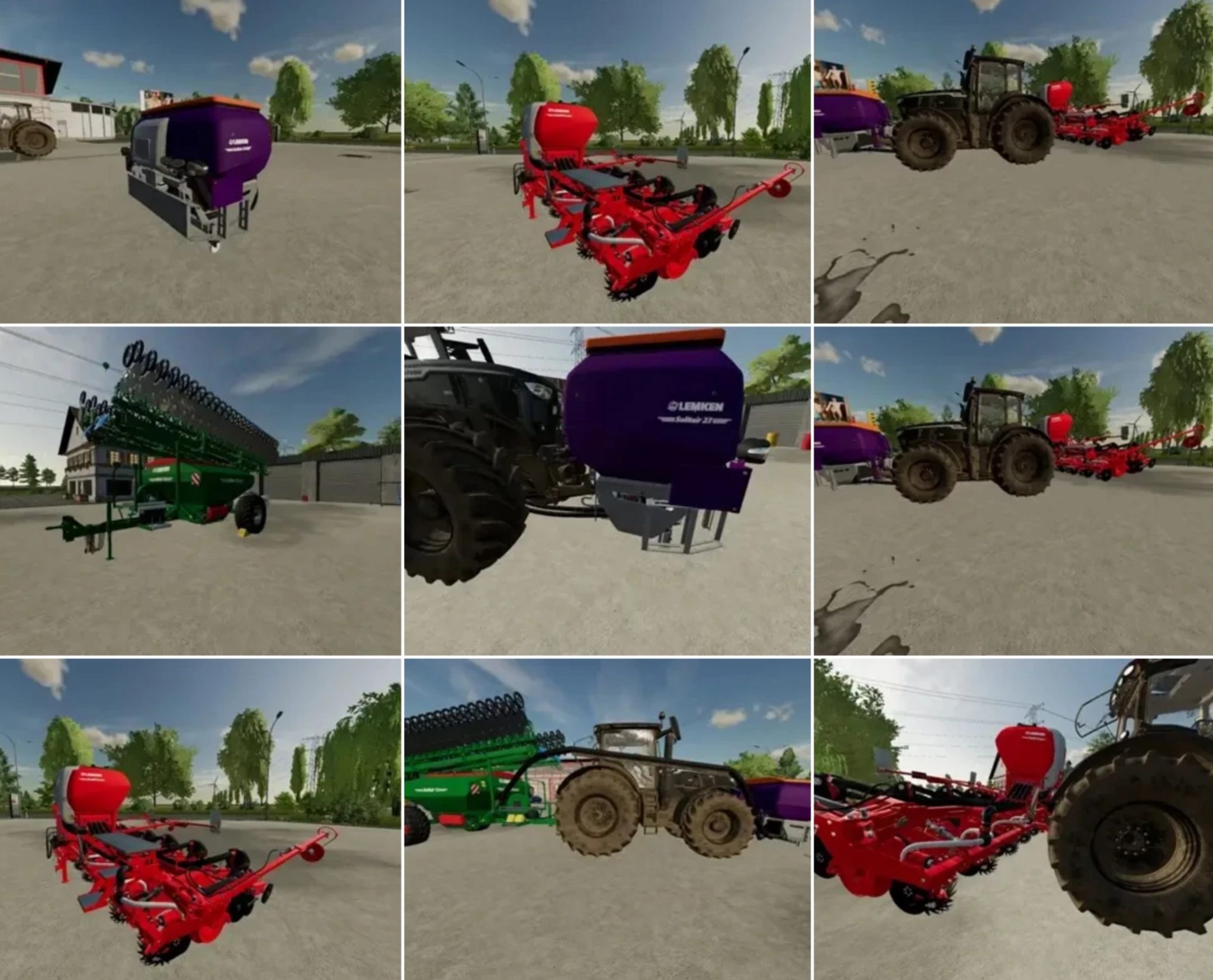 LEMKEN SEEDER PACK MULTIFRUIT V1.0 FS22 Mod | Farming Simulator 22 Mod
