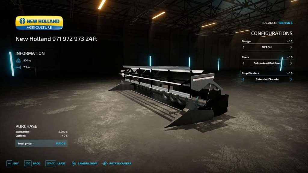 Allis Chalmers 24ft Gleaner Header v1.1 FS22 Mod | Farming Simulator 22 Mod