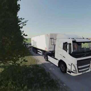 Aluminum grain semi-trailer ANP-55 Kobzarenko v1.0 FS22 Mod | Farming ...