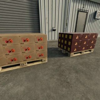 Apple Tree With Factory v1.0 FS22 Mod | Farming Simulator 22 Mod