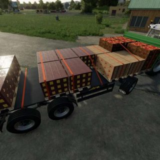 Apple Tree With Factory v1.0 FS22 Mod | Farming Simulator 22 Mod