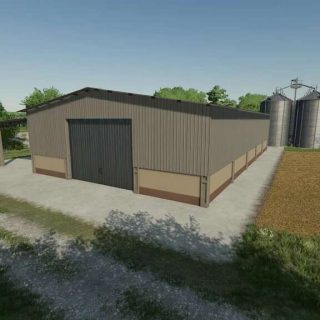 Brazilian Storage Shed v1.0 FS22 Mod | Farming Simulator 22 Mod