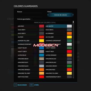 Color Configurator ESPANOL v1.5 FS22 Mod | Farming Simulator 22 Mod