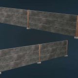 Concrete Wall Prefab v1.0 FS22 Mod | Farming Simulator 22 Mod