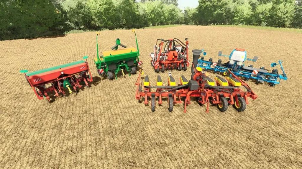 Default Planters Rowcrop Ready v1.0 FS22 Mod | Farming Simulator 22 Mod
