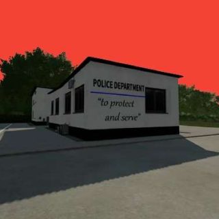 Police Station v1.0 FS22 Mod | Farming Simulator 22 Mod