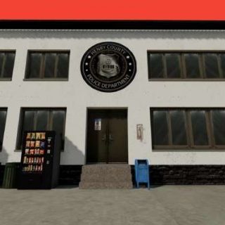 Police Station v1.0 FS22 Mod | Farming Simulator 22 Mod