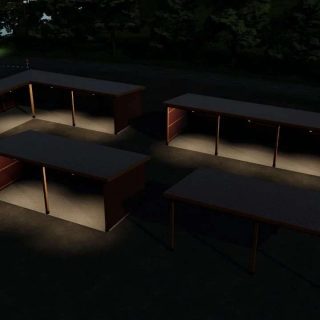 Garages and sheds v1.0 FS22 Mod | Farming Simulator 22 Mod