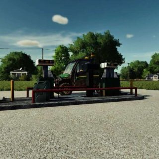 Gas Pumps v1.0 FS22 Mod | Farming Simulator 22 Mod