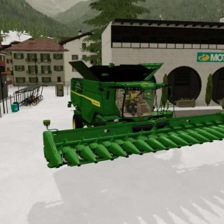 John Deere 618C 30 meters v1.0 FS22 Mod | Farming Simulator 22 Mod