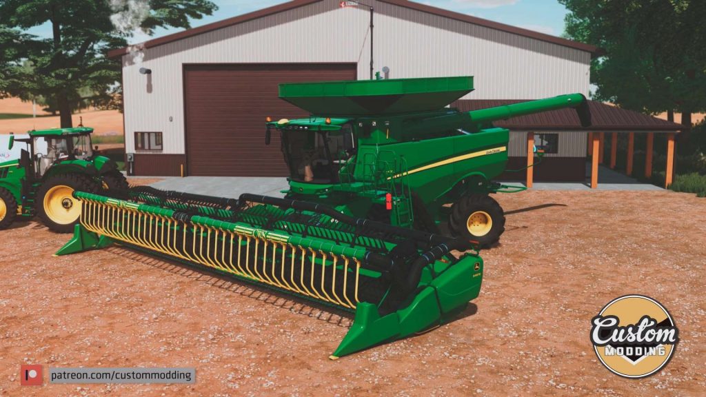 John Deere S600 + FD600 Series v1.0 FS22 Mod | Farming Simulator 22 Mod