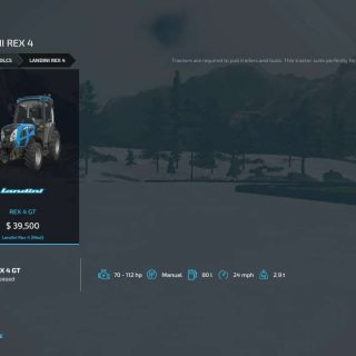 Landini Rex4 v1.0 FS22 Mod | Farming Simulator 22 Mod