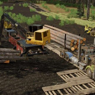 Logging Mats v1.0 FS22 Mod | Farming Simulator 22 Mod