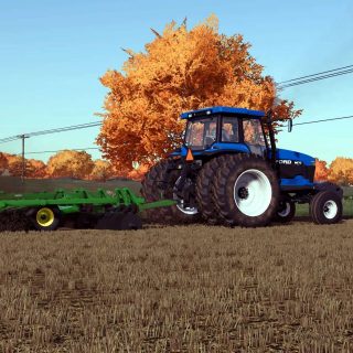 New Holland 70 Series by AT Farms v1.0 FS22 Mod | Farming Simulator 22 Mod