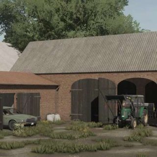 Old Brick Building v1.0 FS22 Mod | Farming Simulator 22 Mod