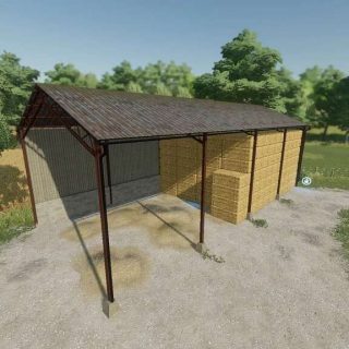 Old Storage Shed v1.0 FS22 Mod | Farming Simulator 22 Mod