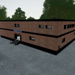 Police station v1.0 FS22 Mod | Farming Simulator 22 Mod