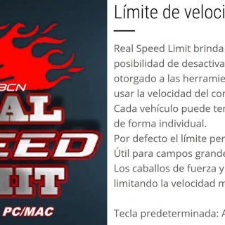 Real Speed Limit ESPANOL v1.4 FS22 Mod | Farming Simulator 22 Mod