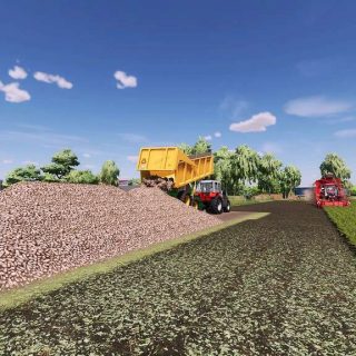 Root Crop Heap Pack 8x22 v1.0 FS22 Mod | Farming Simulator 22 Mod