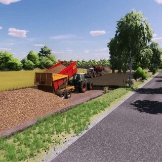 Root Crop Heap Pack 8x22 v1.0 FS22 Mod | Farming Simulator 22 Mod