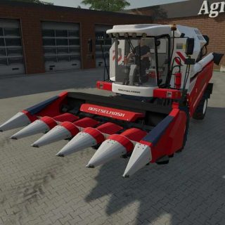 Rostselmash Corn Champion 5R v1.0 FS22 Mod | Farming Simulator 22 Mod