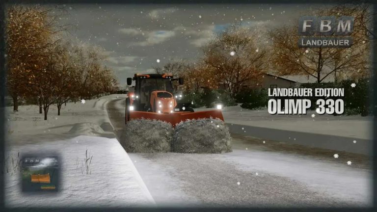 Spring Flap Snow Blade v1.0 FS22 Mod | Farming Simulator 22 Mod