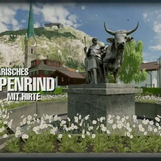Steppe Cattle (Bull Gate) v1.0 FS22 Mod | Farming Simulator 22 Mod