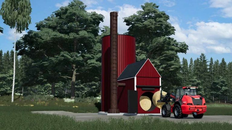 Straw Boiler v1.0 FS22 Mod | Farming Simulator 22 Mod