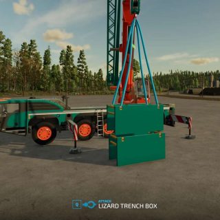 Trench Box v1.0 FS22 Mod | Farming Simulator 22 Mod