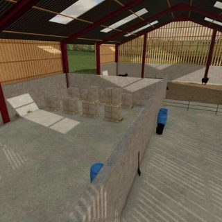 UK Sheep Barn v1.0 FS22 Mod | Farming Simulator 22 Mod