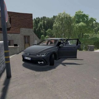 Volkswagen Golf 8 GTD v1.0 FS22 Mod | Farming Simulator 22 Mod