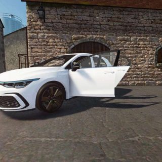 Volkswagen Golf 8 GTE v1.0 FS22 Mod | Farming Simulator 22 Mod