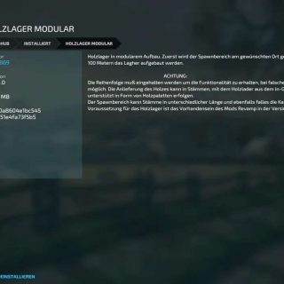 Wood Storage Modular v1.0 FS22 Mod | Farming Simulator 22 Mod