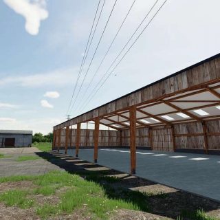 Wooden Cladding Building v1.0 FS22 Mod | Farming Simulator 22 Mod