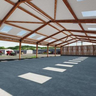 Wooden Cladding Building v1.0 FS22 Mod | Farming Simulator 22 Mod