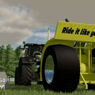 Yellow Thunder Pulling Tractor v1.0 FS22 Mod | Farming Simulator 22 Mod