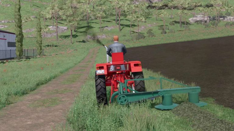 Z036 rotary mower v1.0 FS22 Mod | Farming Simulator 22 Mod